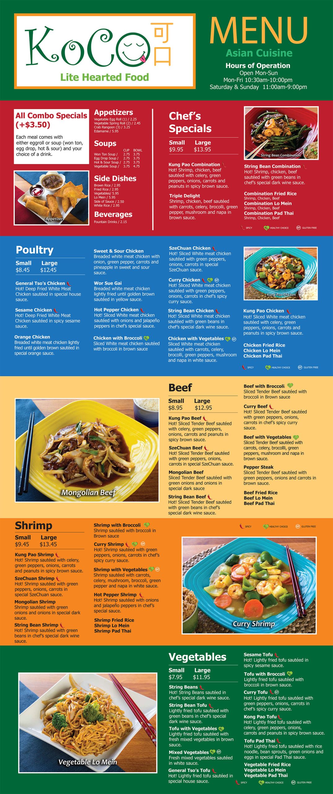 KOCO MENU – Koco Asian Cuisine